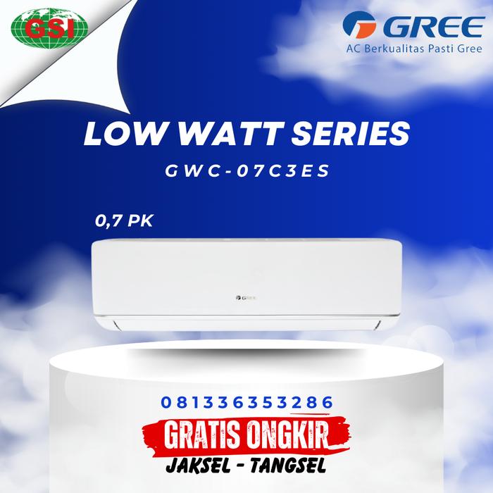 Jual AC GREE 3/4 PK LOW WATT GWC -07C3ES FILTER HD DAN FILTER DIY ...