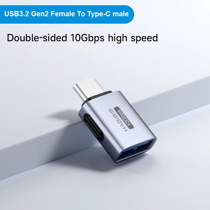 Jual ADAPTER OTG HAGIBIS TYPE-C FEMALE TO USB 3.2 MALE FEMALE TO TYPE-C ...