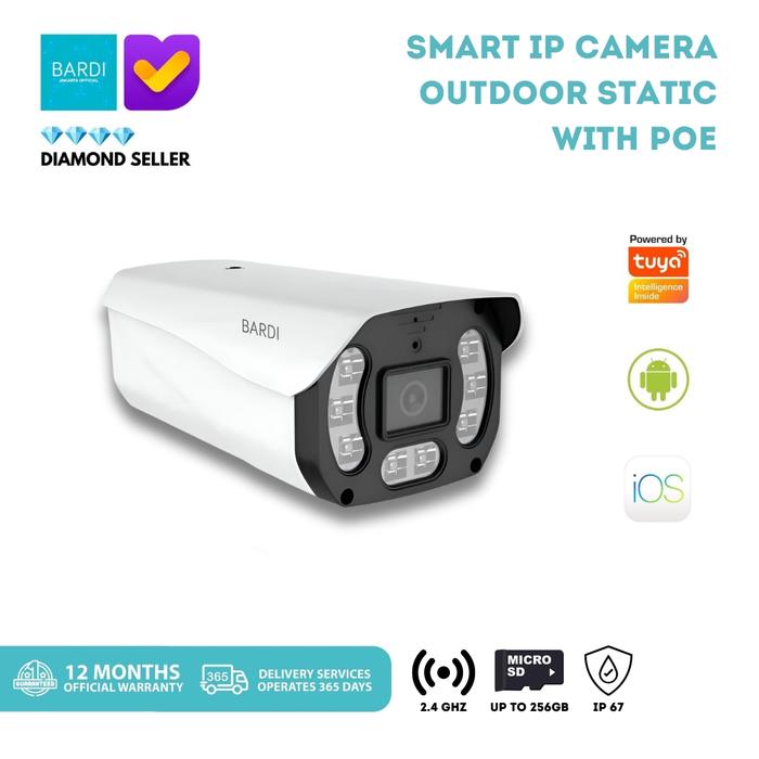 Promo BARDI IP CAMERA OUTDOOR CCTV POE STC - IP67 4MP Cicil 0% 3x - Jakarta Utara - Bardi ...