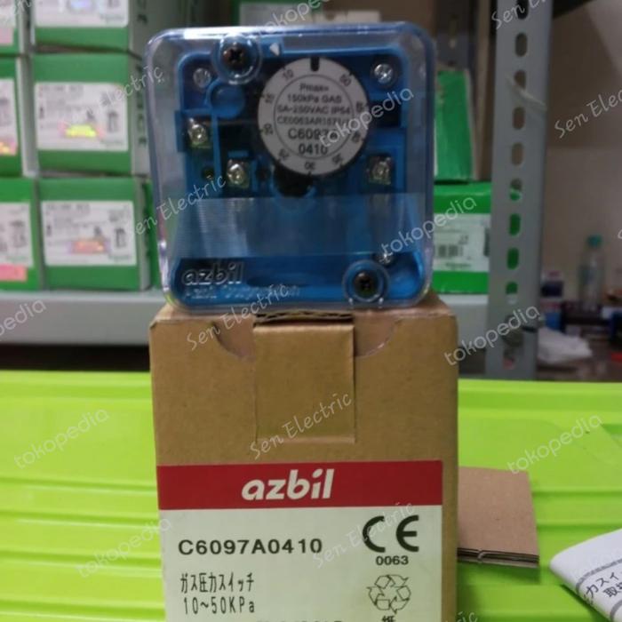 Jual Azbil Gas pressure switch 150kpa C6097A410 C6097A - Jakarta Barat ...