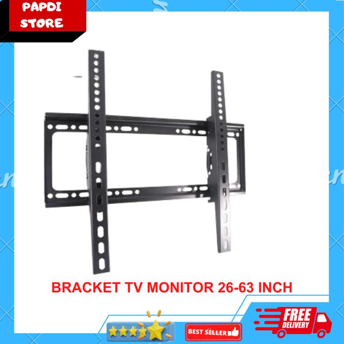 Promo Bracket/breket/braket TV Monitor diMiringkan atas dan bawah 26-63 ...