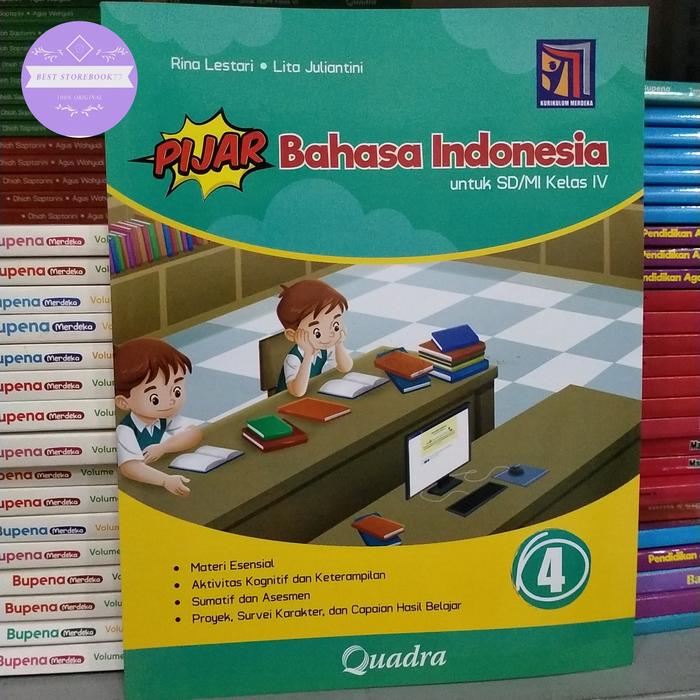 Jual pijar bahasa Indonesia kelas 4 SD penerbit quadra kurikulum merdeka - Kab. Tangerang ...