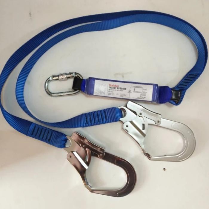 Jual DOUBLE HOOK LANYARD WEBBING ABSORBER HAIDAR ORIGINAL / LANYARD ...