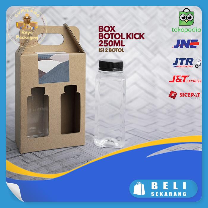 Jual Box Hampers Kemasan 250 ml Kardus Packaging Minuman Botol Kick Isi ...