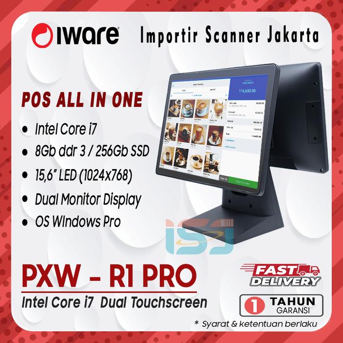 Jual MESIN KASIR ALL IN ONE DUAL TOUCHSCREEN POS SYSTEM PXW-R1 PRO 8/256GB - Jakarta Pusat ...