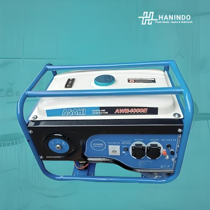 Jual AWB4000E Genset Generator Bensin 3000 Watt Electric Starter AVR Asahi - Jakarta Pusat ...