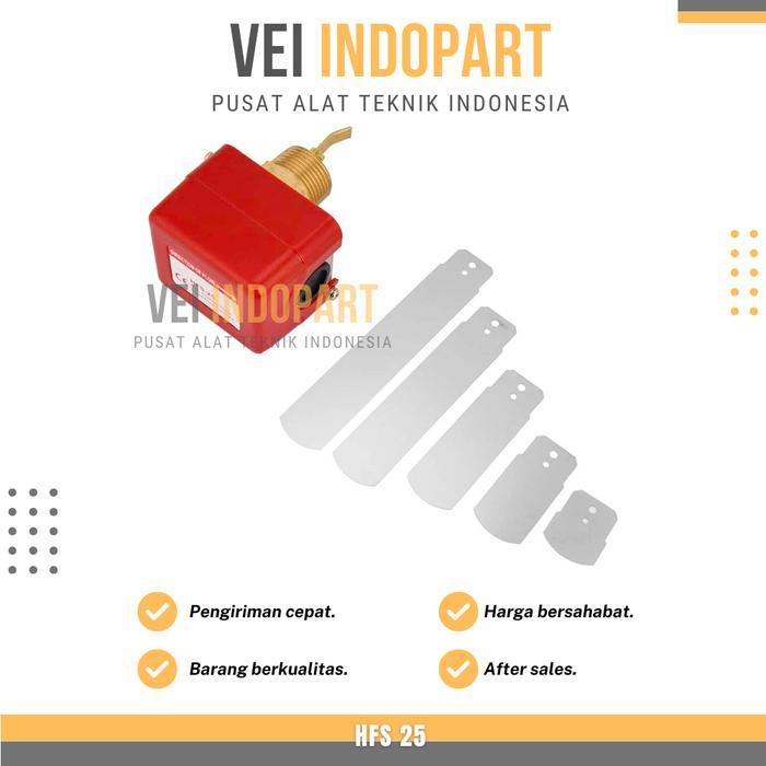 Jual HFS-20 Water Flow Control / Flow Switch Size 3/4 Inch Type HFS 20 ...