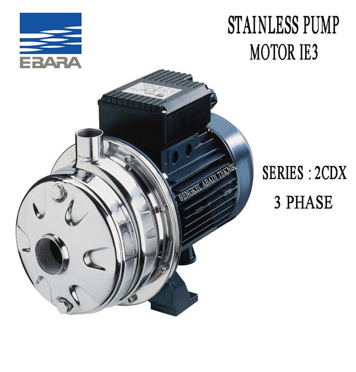 Jual BOOSTER PUMP EBARA 2CDX 120/30 2.2KW 3HP 380V 3PHASE STAINLESS ...