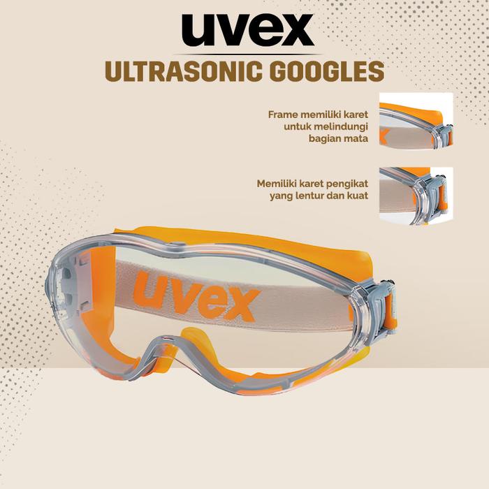 Promo Kaca Mata Safety Uvex Ultrasonic Goggles - Kota Medan - Big Owner Official | Tokopedia