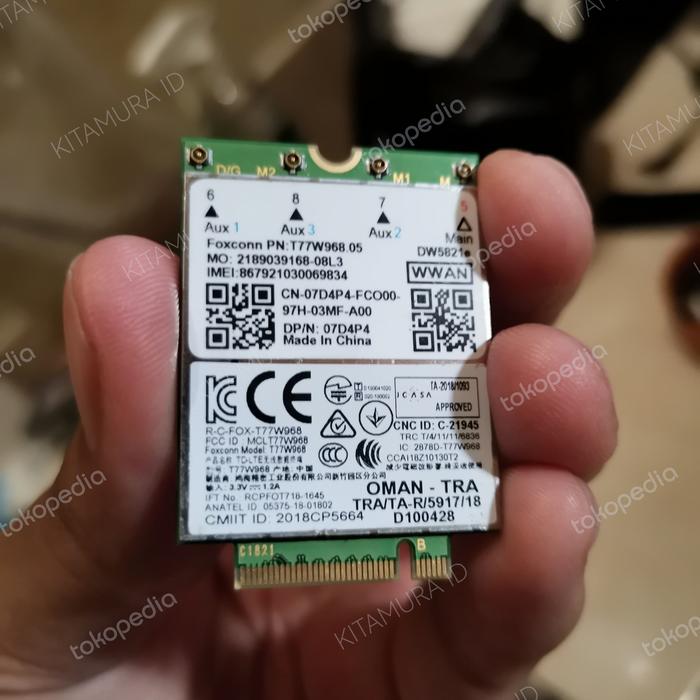 Jual Dell Dw5821e Module 4g Lte Cat16 Mimo Modem Rakitan Di Seller ...