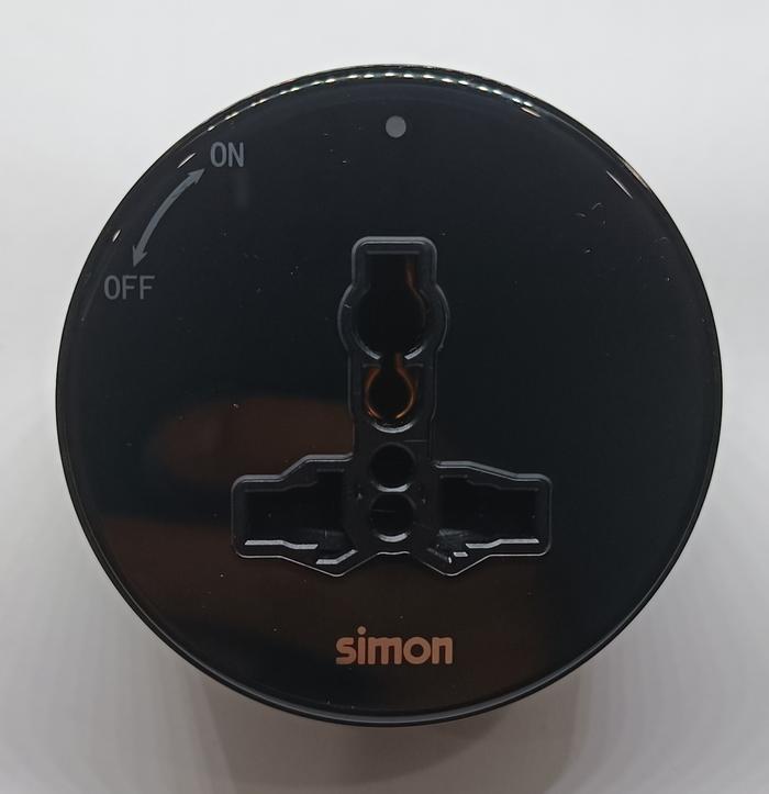 Jual SIMON MULTI STANDARD SOCKET ROUND TRACK SOCKET BLACK - Jakarta ...
