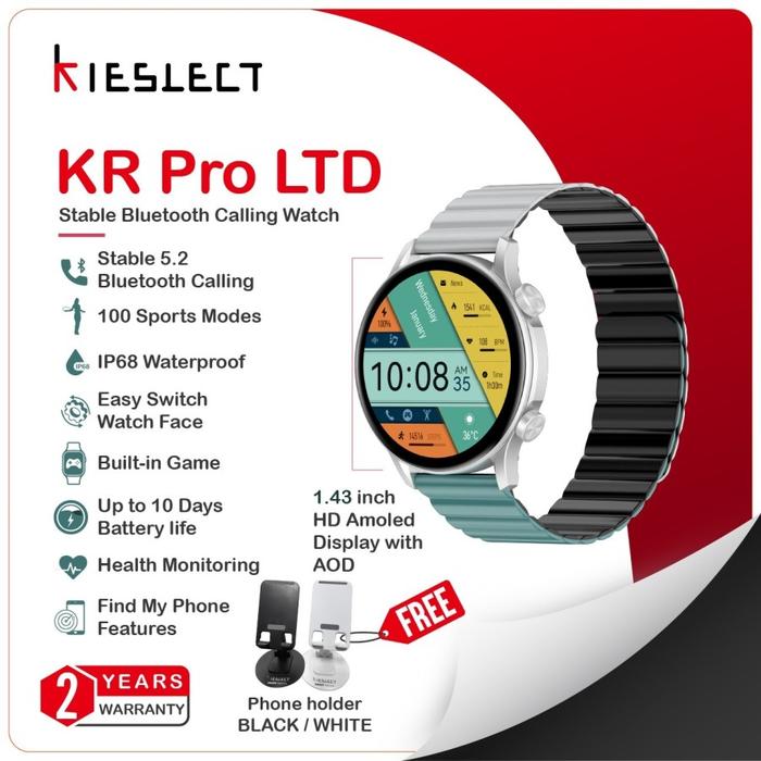 Jual Kieslect KR Pro Ltd Smartwatch Amoled Jam Tangan Pria Wanita ...