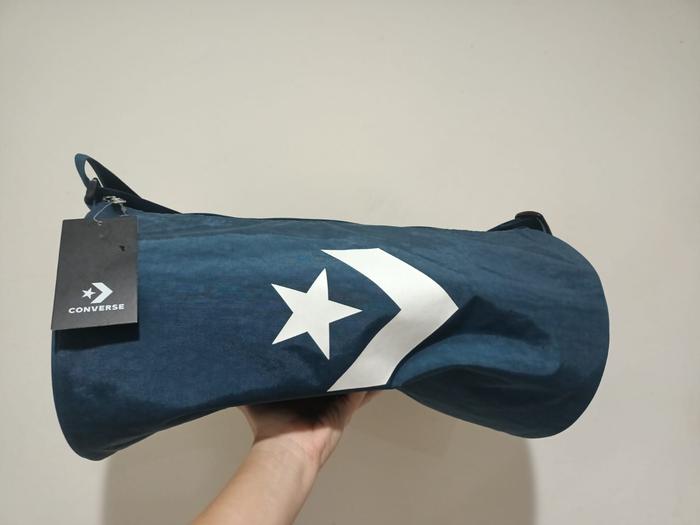 Promo Converse Rolling Bag Wrinkle. Tas Olahraga Unisex Original - Biru ...