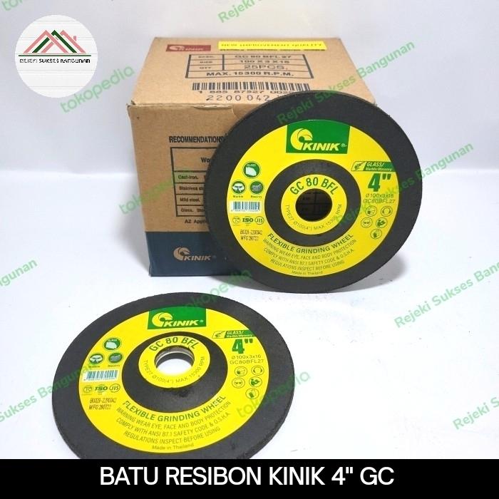 Jual KINIK 4'' Batu Gerinda Flexible GC 60 80 120 Penghalus Granit ...