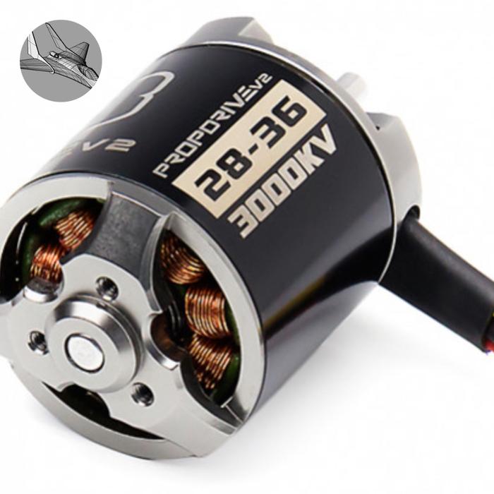 Jual NTM PROPDRIVE V2 2836 3000KV Brushless Outrunner Motor - Kab ...