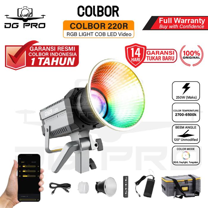 Jual COLBOR CL220R RGB COB LED Lampu Video Light CL 220R - CL220 R ...