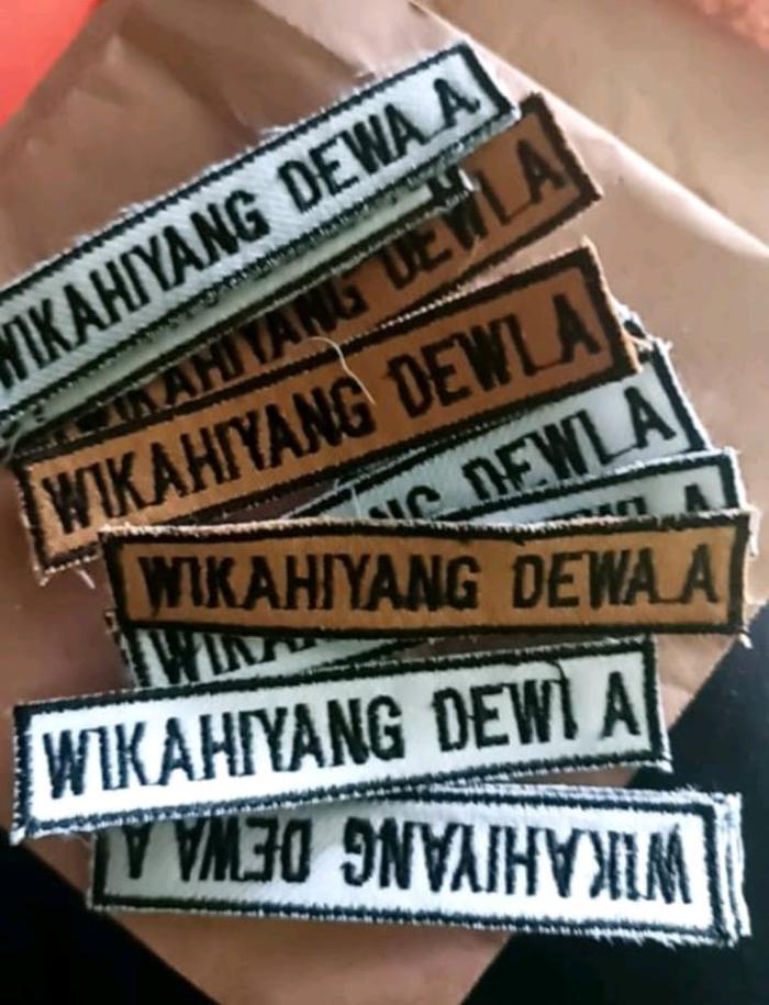 Jual [Promo murah]nama dada,nama dada bordir,nama bordir,nama sd,nama ...