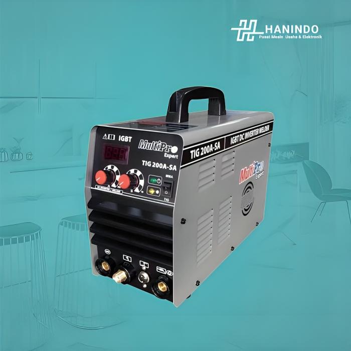 Jual Mesin Trafo Las Argon TIG 200 A-SA STainless 450 Watt Multipro ...