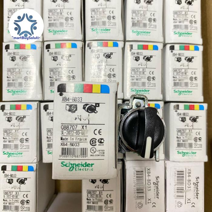 Jual SCHNEIDER SELECTOR SWITCH 3 POSISI STAY PUT 2NO XB4BD33 - Jakarta ...