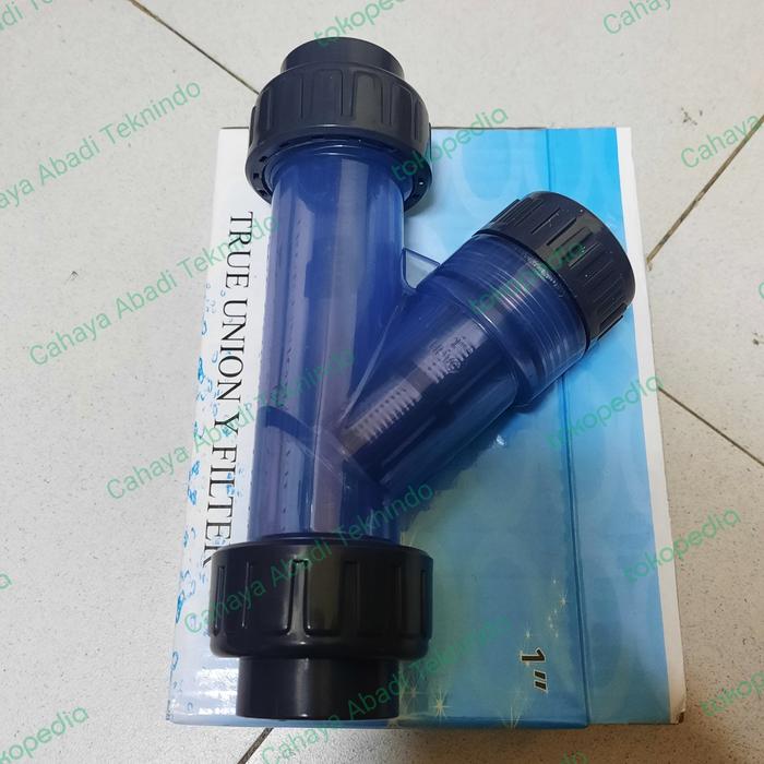 Jual Y strainer PVC sock 2"inch Y Saringan clear transparan socket ...