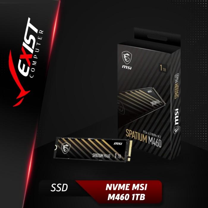 Jual SSD MSI SPATIUM M460 1TB PCIe 4.0 NVMe M.2 - PCIe Gen4x4 interface dan sesuai dengan ...