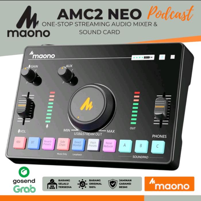 Jual Maono AU-AMC2 NEO Soundcard Professional Audio Interface External ...