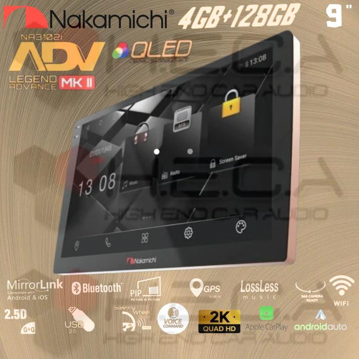 Jual Nakamichi LEGEND ADV MKII 4/128 GB ADVANCE MK2 NA3102i Android 9 ...