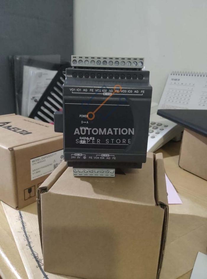 Jual Delta DVP04DA-E2 DVP PLC Accessories - Jakarta Barat - Automation Super Store | Tokopedia