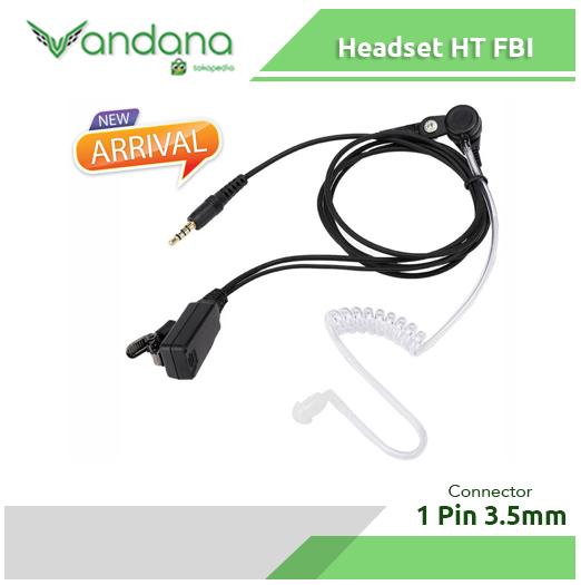 Jual Handsfree Ht Walkie Talkie Wln Microphone 1 Pin 3.5mm Jack - Fbi ...