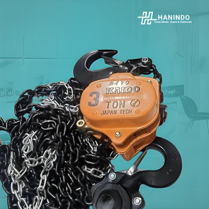 Jual Chain Block Kerekan Katrol Hoist 3Ton 3 Ton 5 Meter 5Mtr Kaido ...