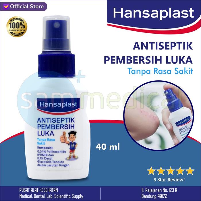 Jual Hansaplast Wound Spray Antiseptik / Pembersih Luka 40ml - Kota ...