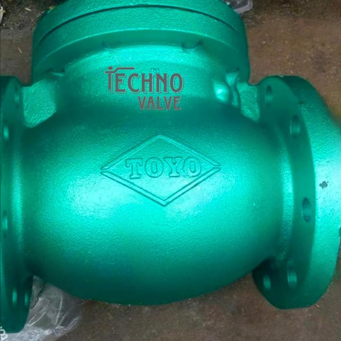 Jual SWING CHECK VALVE TOYO 4" INCH JIS 10K CAST IRON - Jakarta Barat ...
