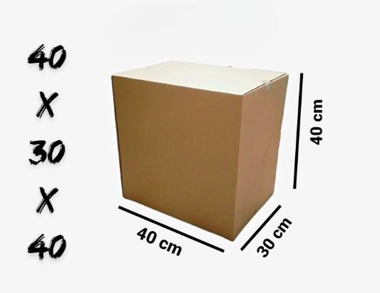 Jual kardus kotak dus packaging kemasan karton polos cokelat 40 x 30 x ...