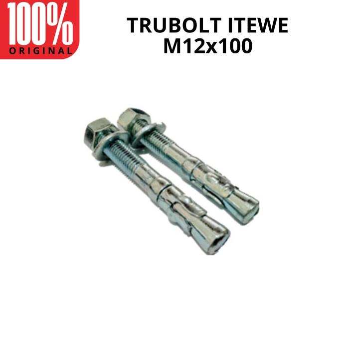 Jual TRUBOLT WEDGE ANCHOR ITEWE M12x100 / DYNABOLT M12 x 100 mm - Kota ...