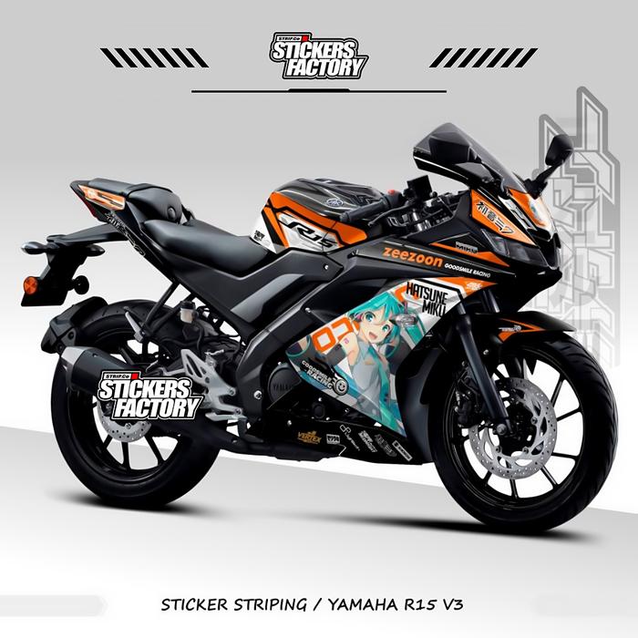 Jual STIKER STICKER STRIPING YAMAHA R15V3 / MOTIF 044 / STOCK DECALS ...