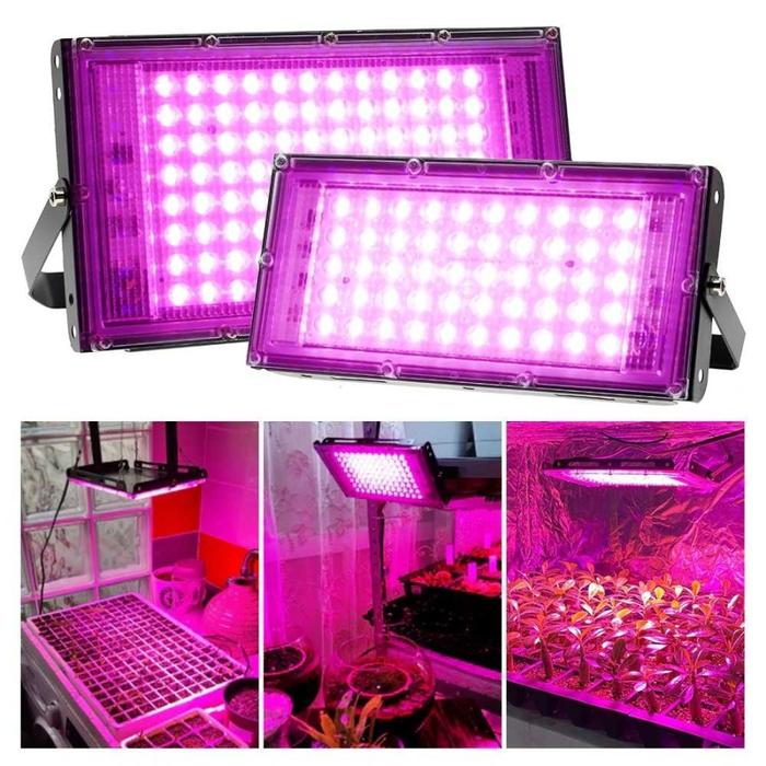 Jual Lampu Sinar UV Tanaman Indoor Hidroponik Bunga LED Grow Light ...