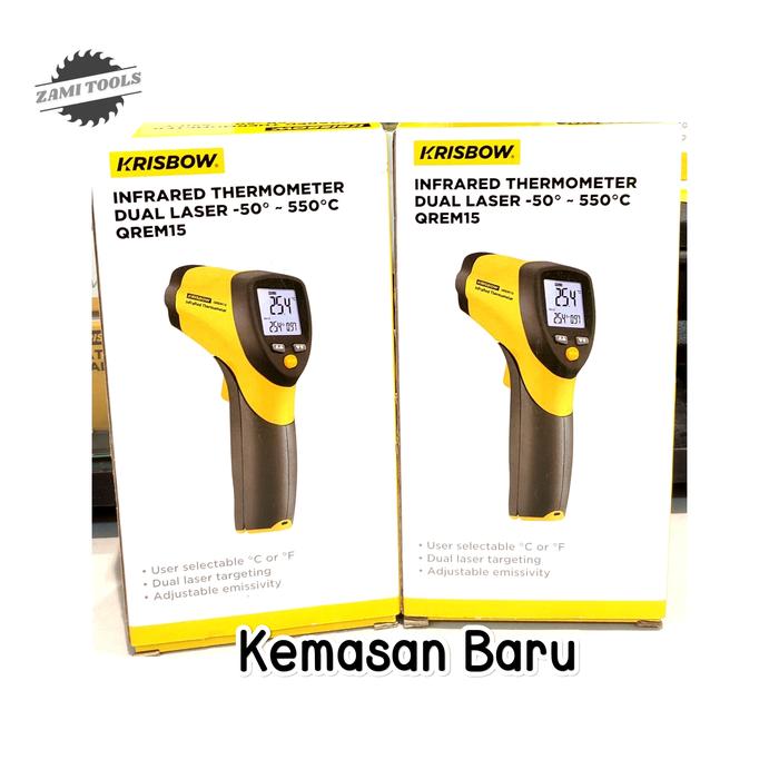 Jual Thermometer IR Dual Laser Krisbow -50 to 550°C KW0600559 - Kab. Bekasi - Zami Tools | Tokopedia