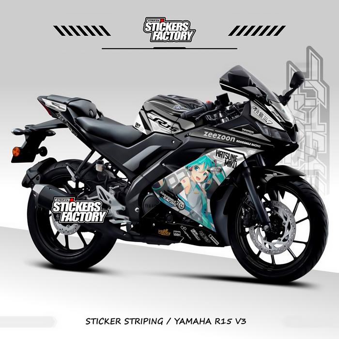 Jual STIKER STICKER STRIPING YAMAHA R15V3 / MOTIF 044 / STOCK DECALS ...
