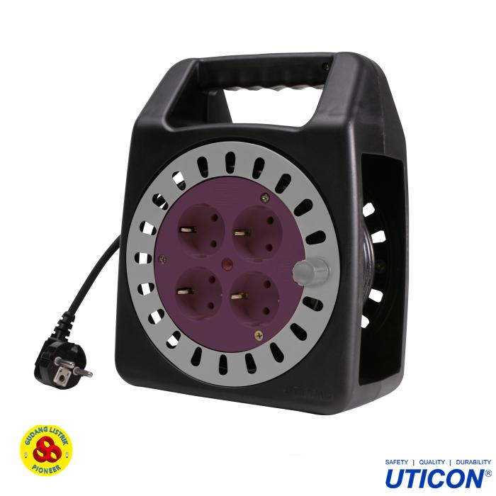 Jual UTICON Kabel Roll Box 15M CR 3815 / Roll Kabel Gulung Kotak Pjg ...