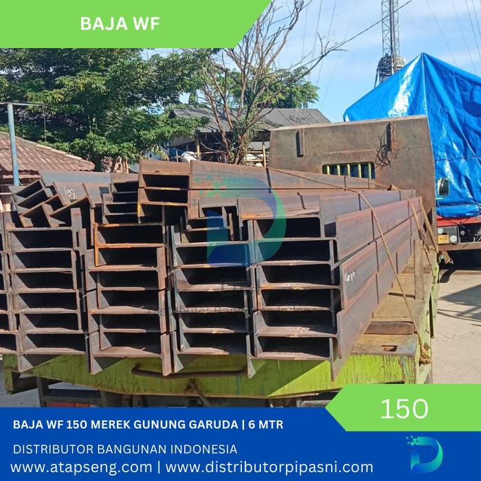 Jual WF 150 x 6 M / Wide Flange Beams Gunung Garuda SNI (Free Okr ...
