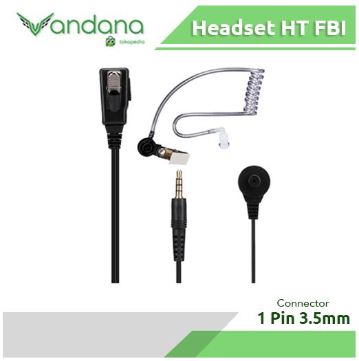 Jual Handsfree Ht Walkie Talkie Wln Microphone 1 Pin 3.5mm Jack - Fbi ...