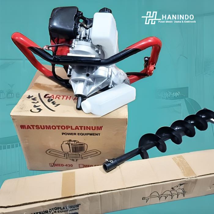 Jual Med-430 Mesin Alat Bor Tanah Biopori Earth Auger + Mata 4 ...