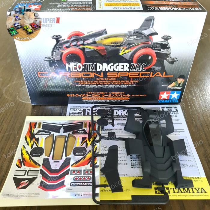 Jual Body Tamiya Mini 4wd Neo-Tridagger ZMC Carbon Special Original ...