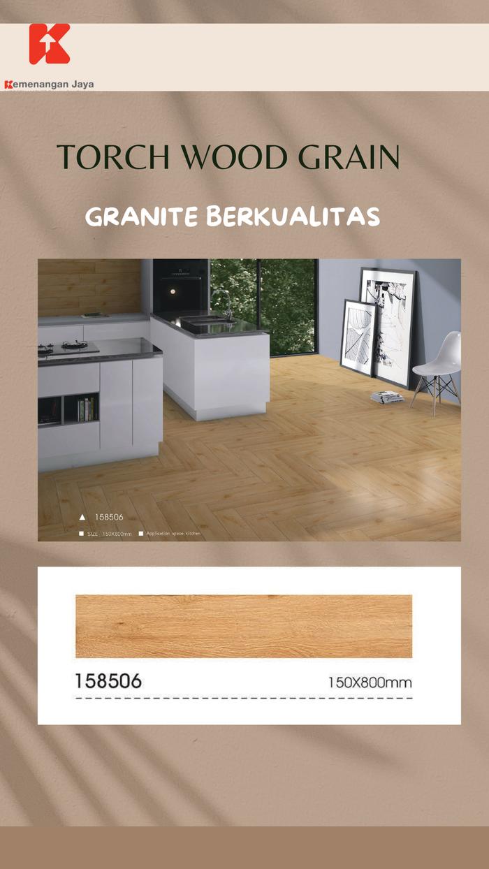 Jual GRANITE TORCHMotif Kayu 15x80 Series Grade A - 158506 - Jakarta Pusat - Kemenangan Jaya ...