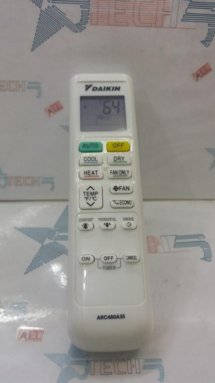 Jual REMOT AC DAIKIN ARC480A33 ARC480A35 ARC480A21 ORIGINAL ASLI KW - Jakarta Utara - astehknic ...