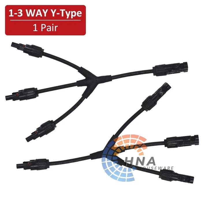 Jual MC4 Konektor Solar Cell Panel Surya 2in1 3in1 4in1 Type Y - 3 in 1 ...