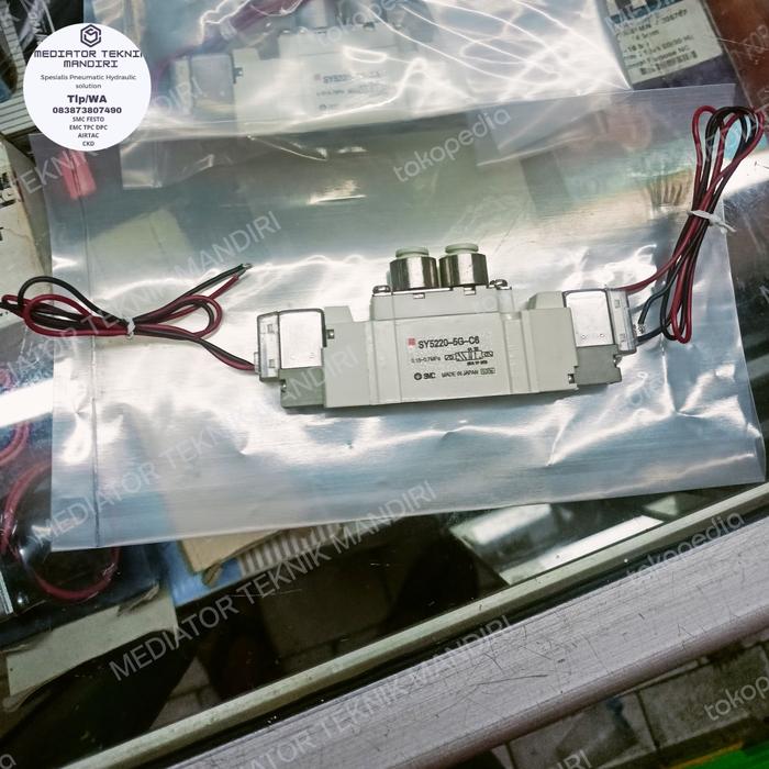 Jual SOLENOID VALVE SMC SY5220-5G-C6 24VDC DOUBLE COIL - Jakarta Barat - MEDIATOR TEKNIK MANDIRI ...