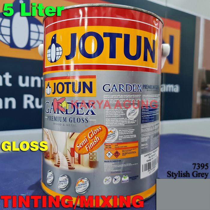 Jual Cat Kayu & Besi Jotun GARDEX Premium GLOSS Stylish Grey 7395 5L (mixing) 5 Liter - Kota ...