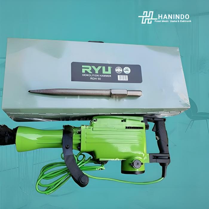 Jual Rdh50 Mesin Bobok Jack Demolition Breaker Hammer Ph65a 15kg Ryu ...