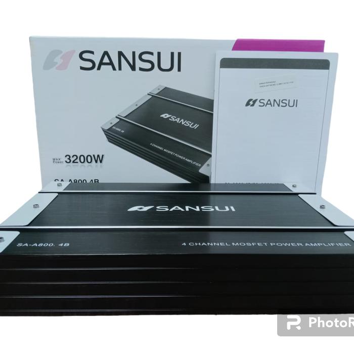 Jual power amplifier 4 channel Sansui Sa-A800.4B / POWER SANSUI 4 ...